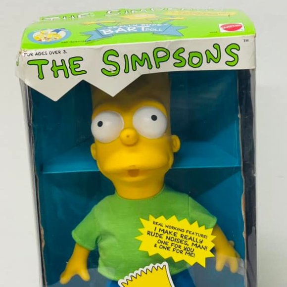 Mattel | Toys | The Simpsons Really Rude Bart 2 Doll Mattel 199 Vintage ...